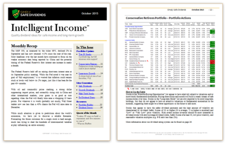Intelligent Income | Monthly Dividend Newsletter